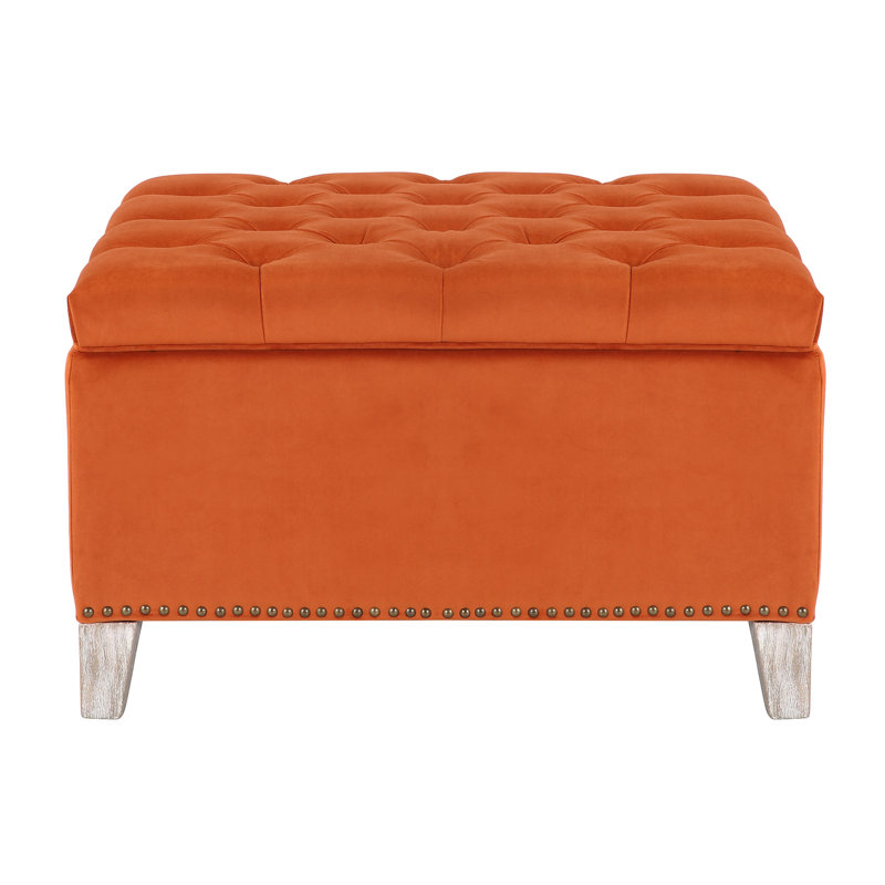 Willa Arlo Interiors Pang Velvet Ottoman And Reviews Wayfair